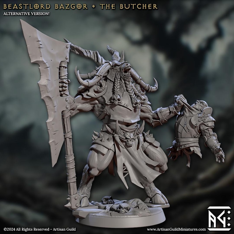 Beastmen Miniature Champion - Etsy UK