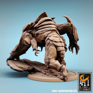 Umber Hulk Miniature - Lord of the Print | Insect Warrior Model | Cave ...