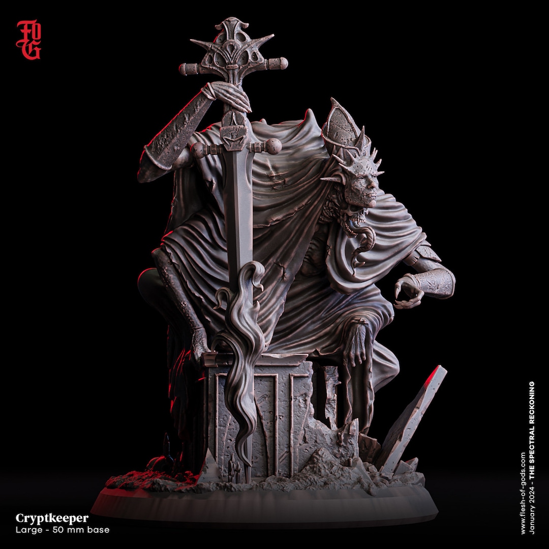 Grimdark Grave Golem Knight Miniature - Flesh of Gods | Dark Souls Boss ...