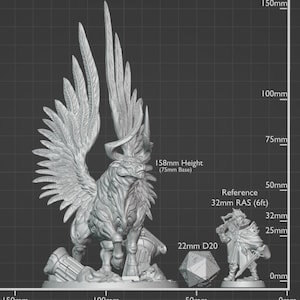 Winged Bull Miniature - Artisan Guild | Mythological Beast Model ...