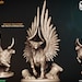 Winged Bull Miniature - Artisan Guild | Mythological Beast Model ...