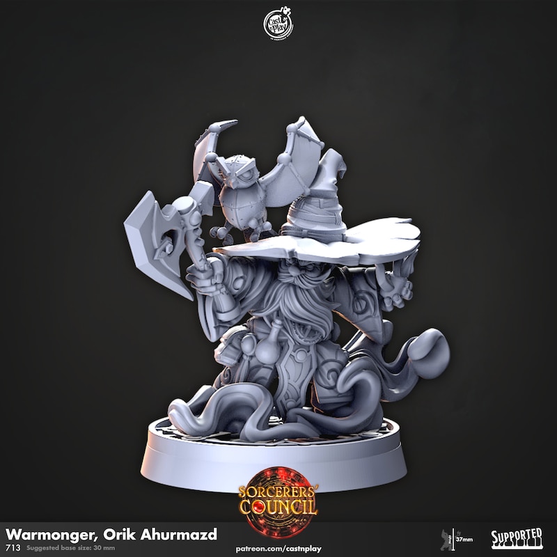 Spellblade Dnd Miniature - Etsy