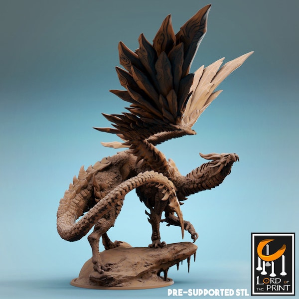 Gold Dragon Miniature - Etsy