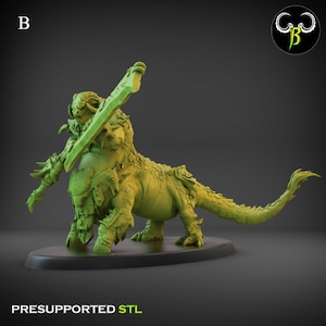Centigor Beastmen Miniatures - Clay Beast Creation | Dragon Ogre Models ...