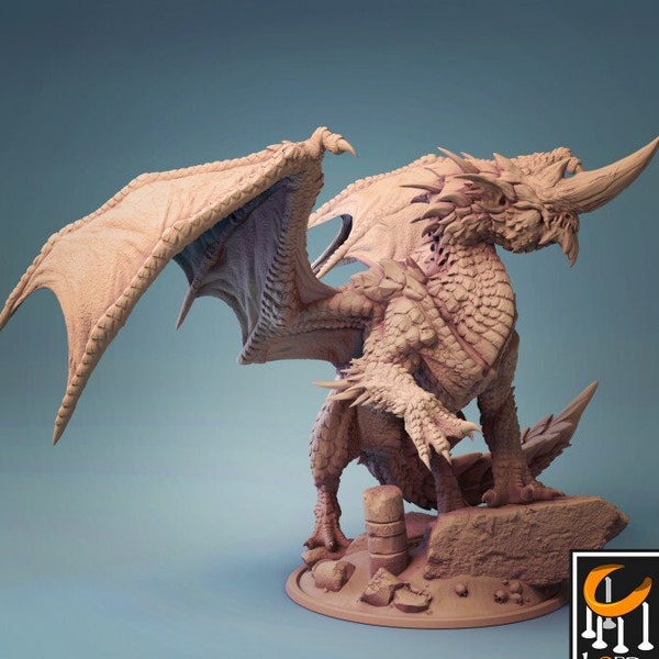 Colossal Blue Dragon Miniature - Etsy