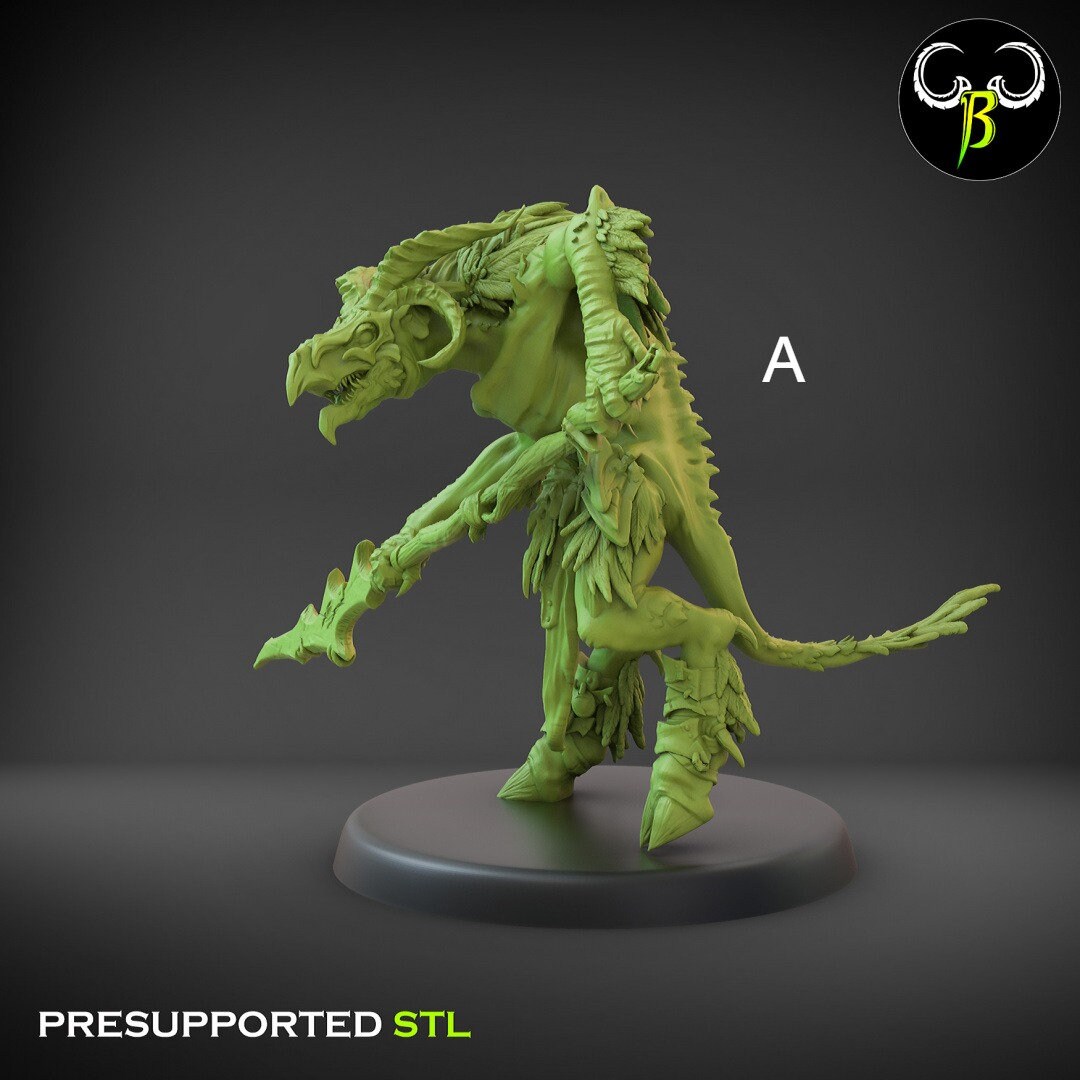 Kenku/aarakocra Infantry Miniatures - Clay Beast Creation | Birdfolk ...