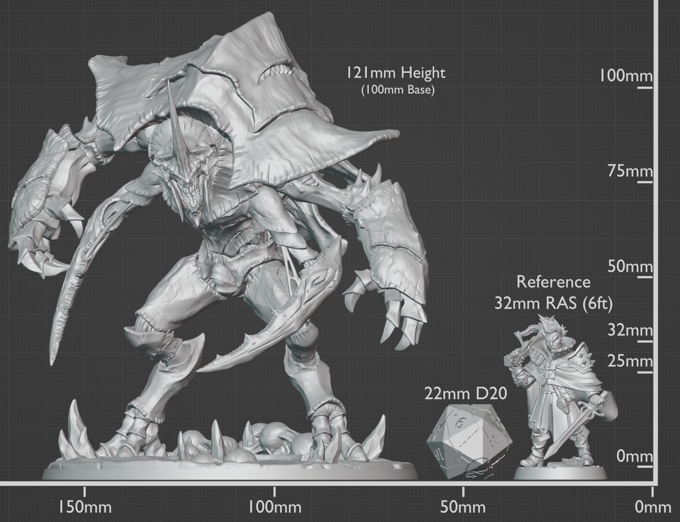 Giant Xenomorph Insect Miniature - Artisan Guild | Feral Umber Hulk ...