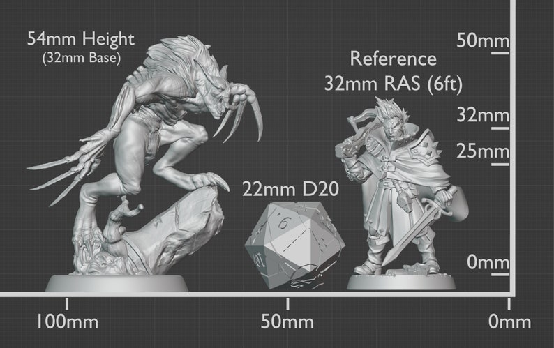 Vampire Abomination Miniature - Clay Beast Creation | Undead Valghulf ...