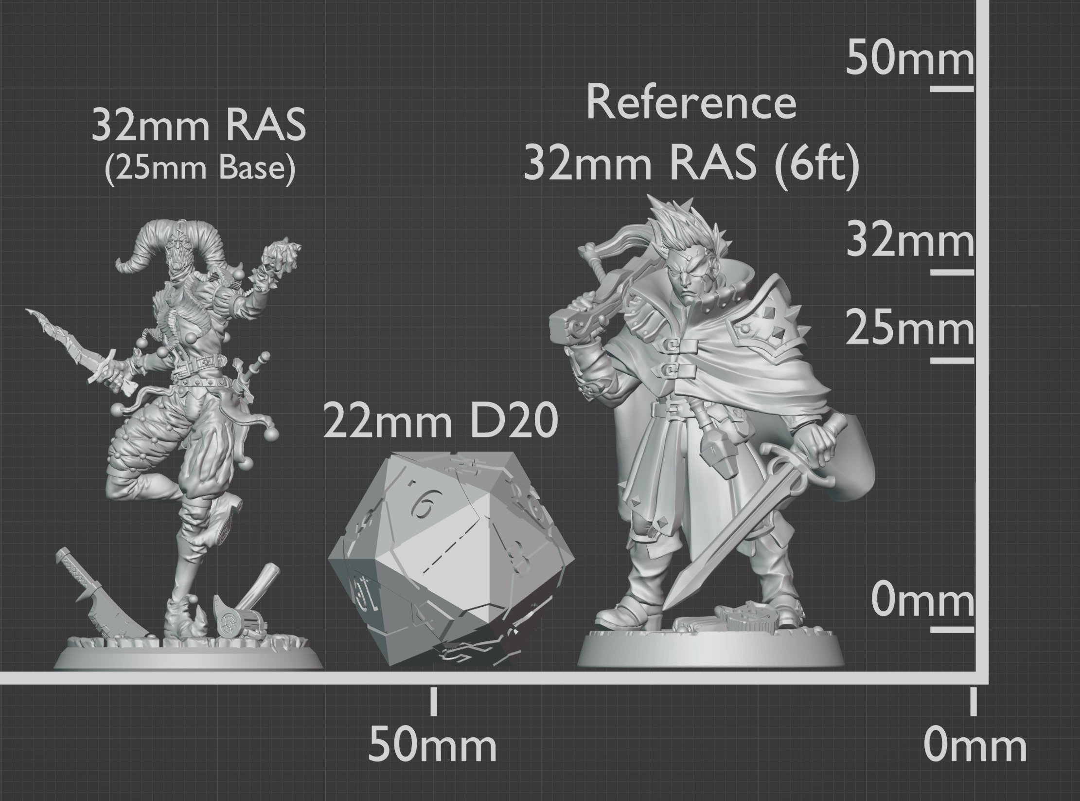 Grimdark Jester Miniature - Flesh of Gods | Undead Clown Model | Rogue ...