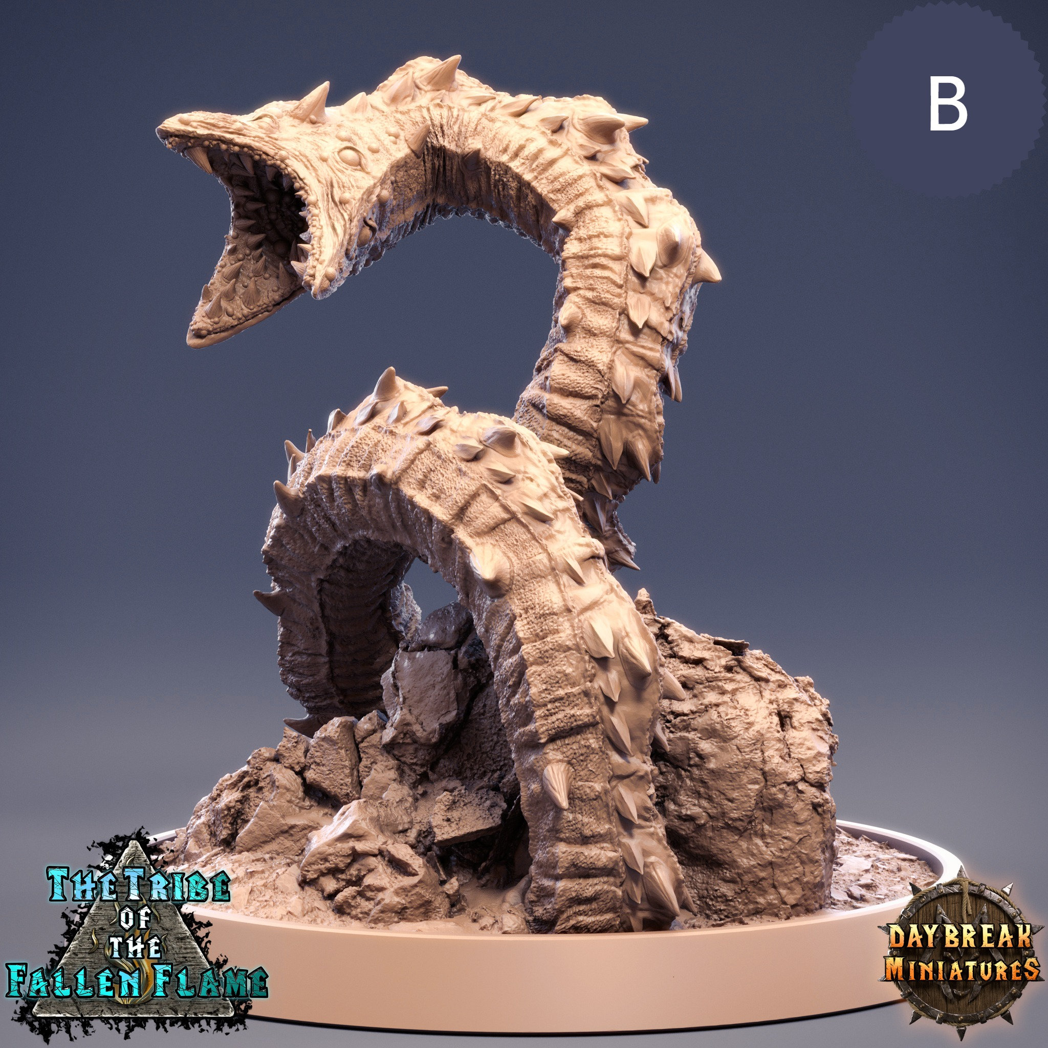 Purple Worm Miniatures Daybreak Miniatures Sand Worm - Etsy