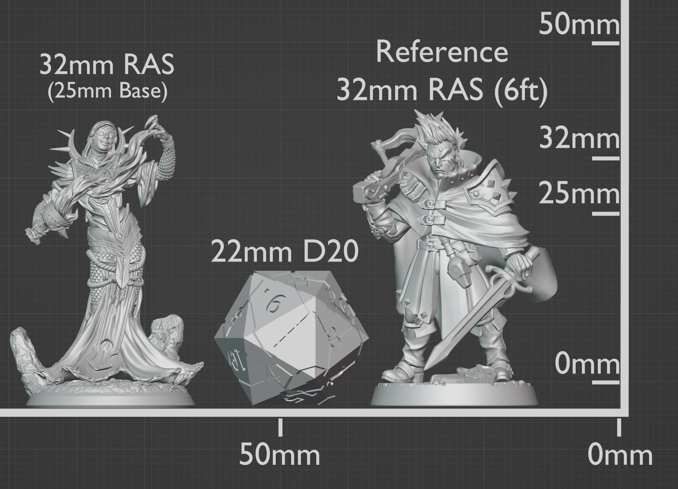 Female Fire Genasi Miniature - Flesh of Gods | Pyromancer Sorcerer ...