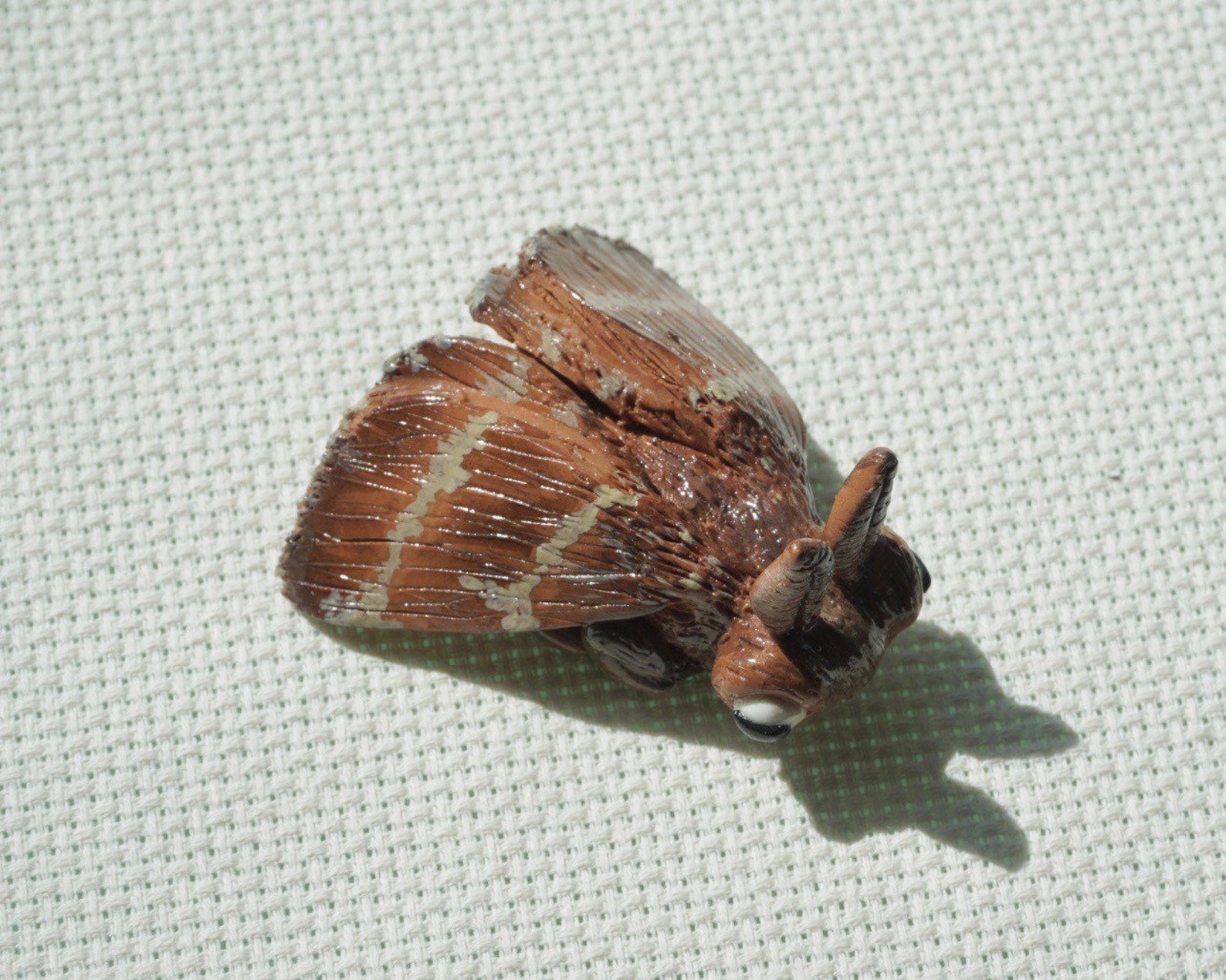 Moth Figurine- Bug Collection- Unique Polymer Clay Figurine - Etsy