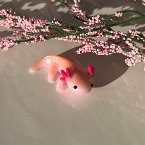 Axolotl Figurine Handmade Polymer Clay Figurine - Etsy