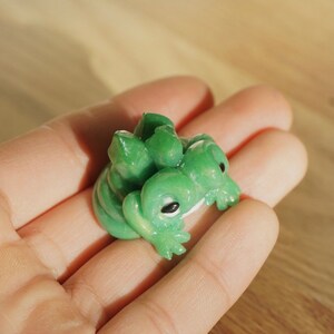 Crystal Frog - Handmade Polymer Clay Figurine/decoration- Cute Frog ...