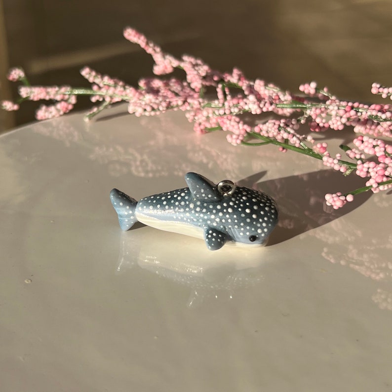 Whale Shark Keychain Handmade Polymer Clay Keychain - Etsy