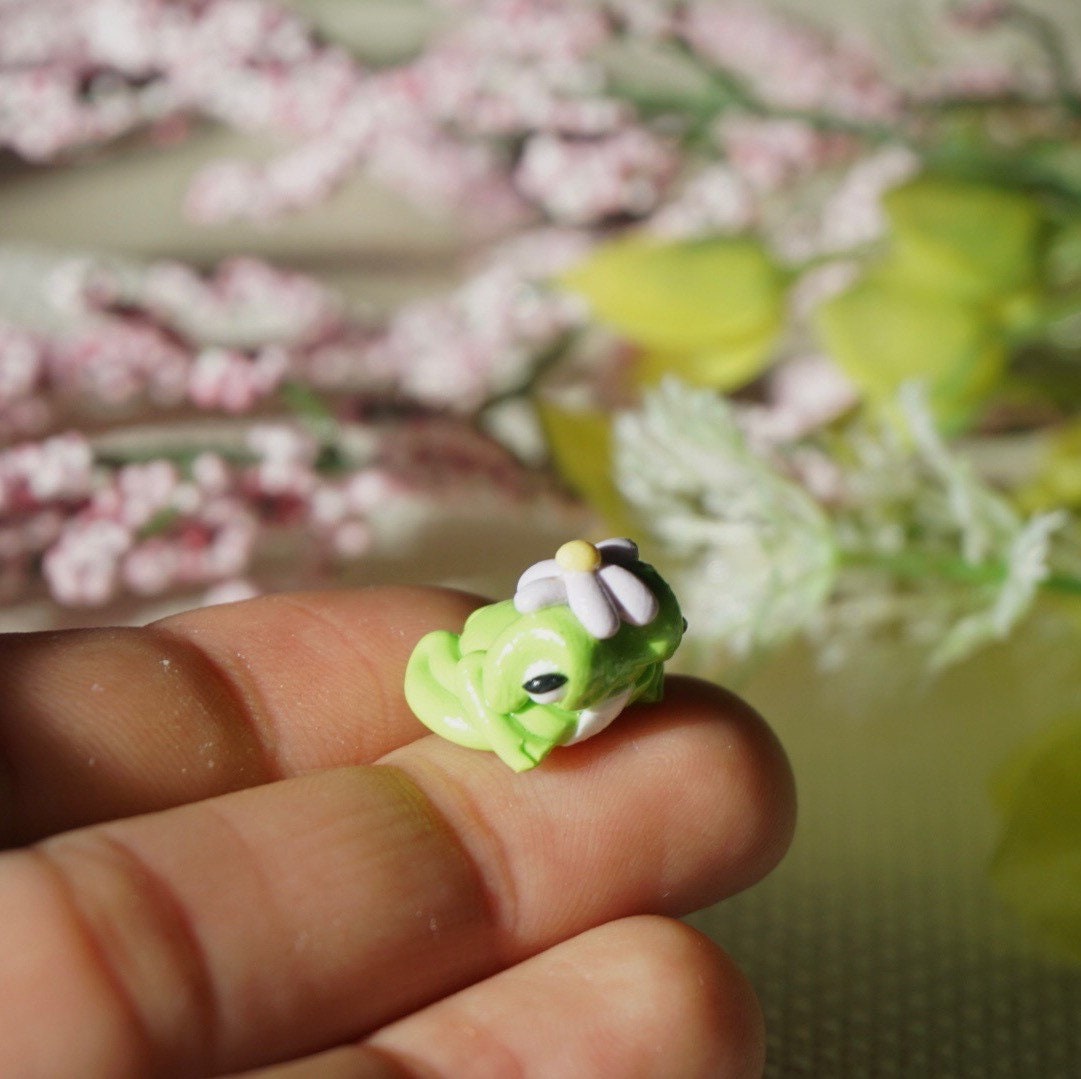 Tiny Frog Handmade Polymer Clay Figurine/decoration Cute - Etsy