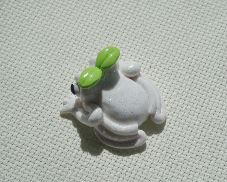 Sprout Frog-handmade Polymer Clay Figurine/decoration Cute | Etsy
