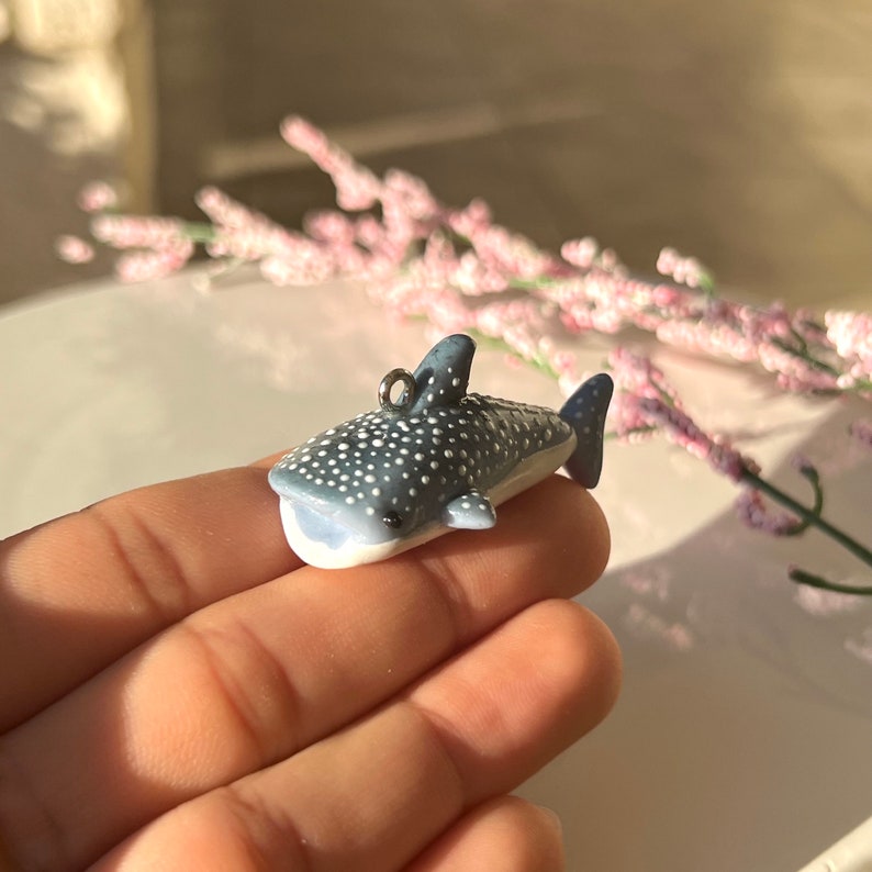 Whale Shark Keychain Handmade Polymer Clay Keychain - Etsy