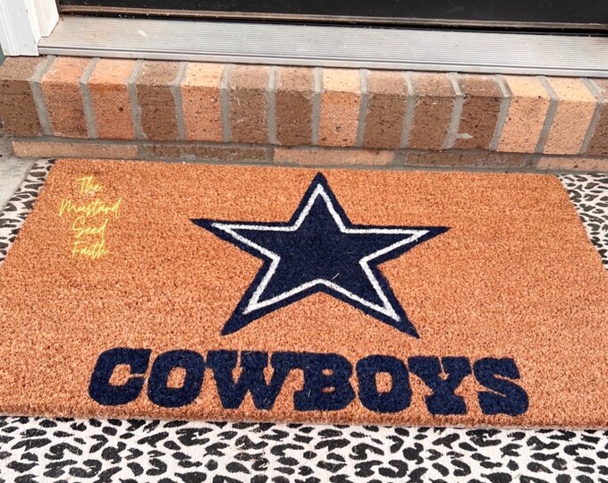 Tin Sign Man Cave Dallas Cowboy Wall Decor - Etsy