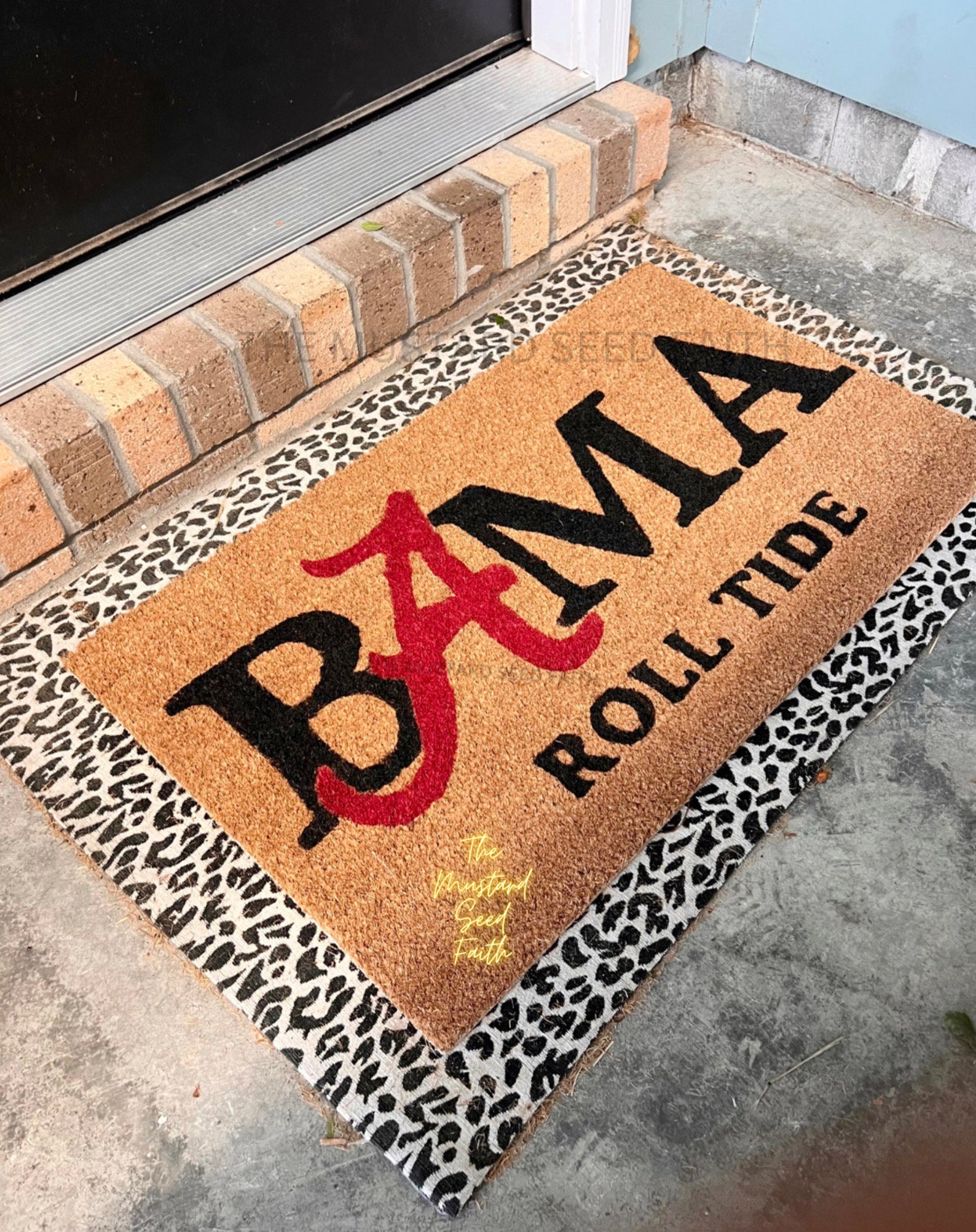 Football Season Doormat, Bama Roll Tide, Bama Crimson Tide, University ...