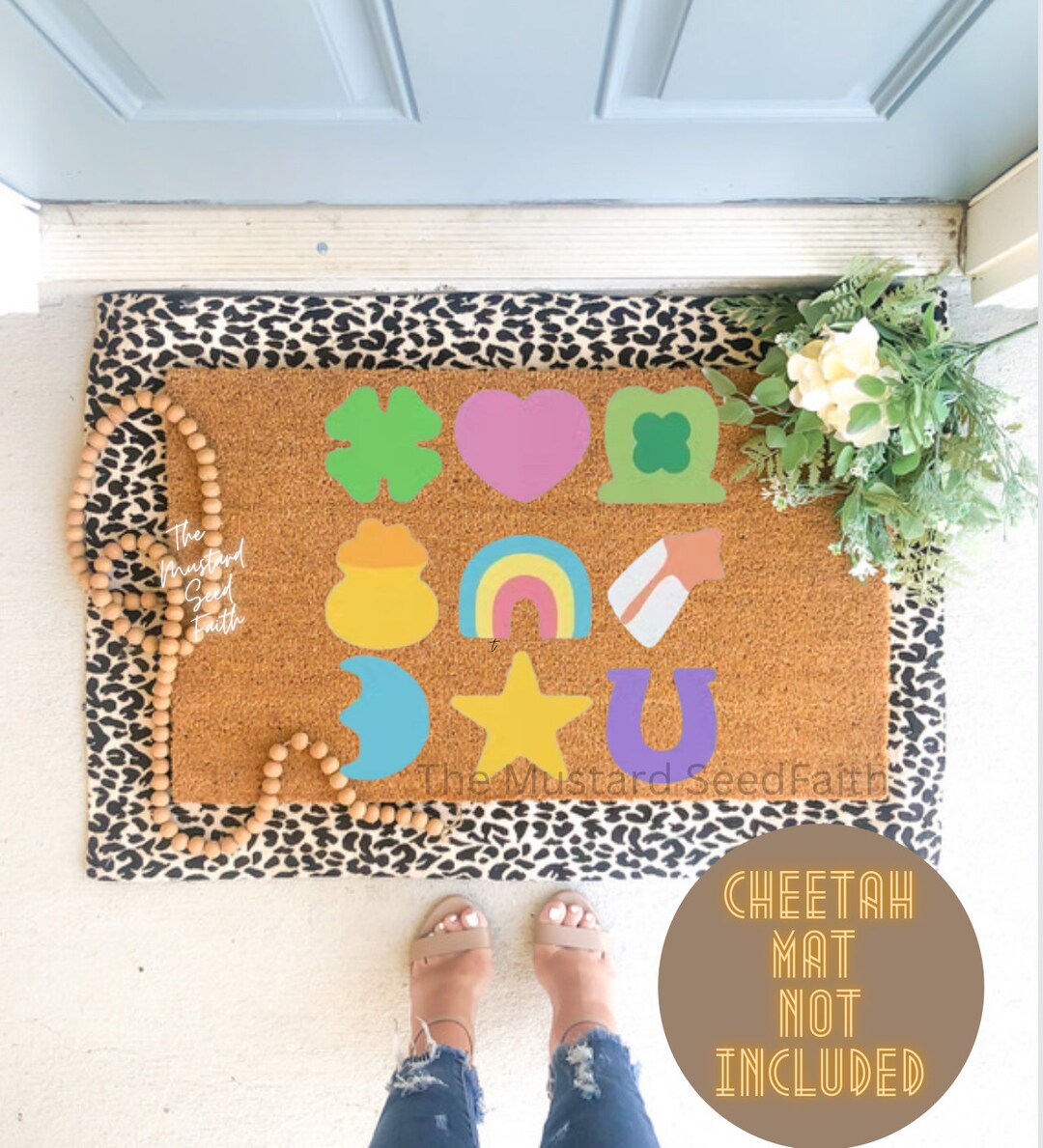 St. Patricks Day Doormat,marshmallow Mat St Patrick, Lucky Charms ...
