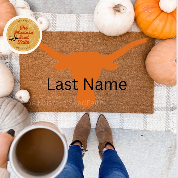 Texas Doormat - Etsy