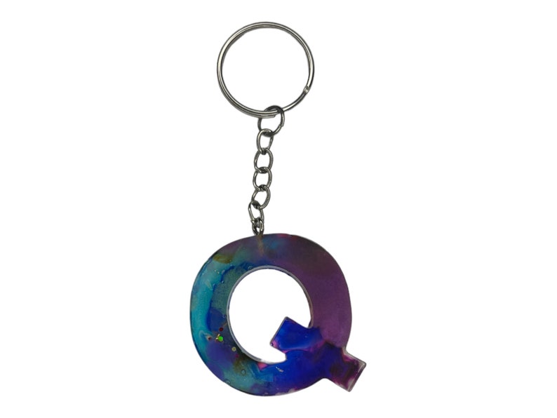 Letter Q Keychains - Etsy