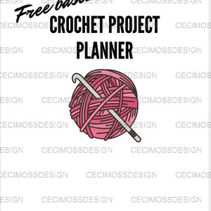 FREE Basic Beginner Friendly Crochet Project Planner - Etsy