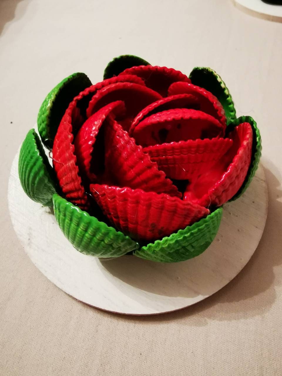 This is a Flower Made From Original Cockle Shells. Everlasting ...