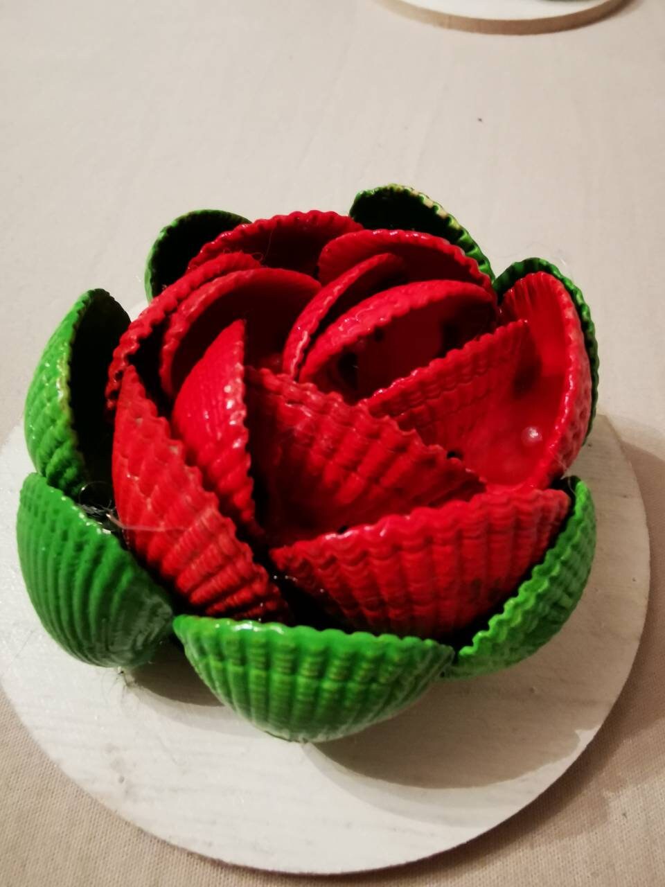 This is a Flower Made From Original Cockle Shells. Everlasting ...