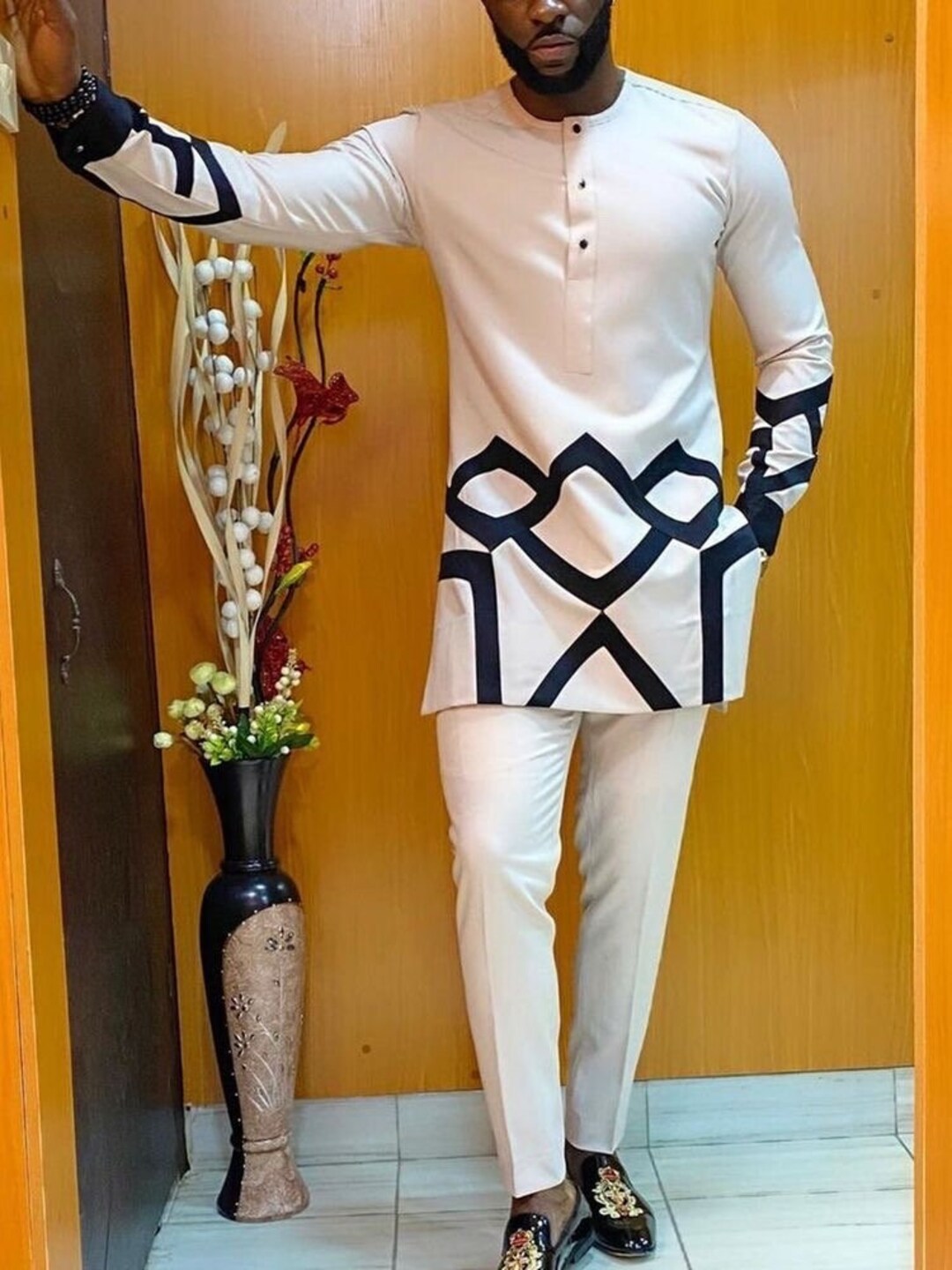 African Men Clothing, African Groom Suit, African Attire, African ...