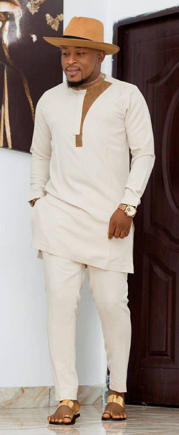 African Men Clothing African Wedding Suit African Groom - Etsy