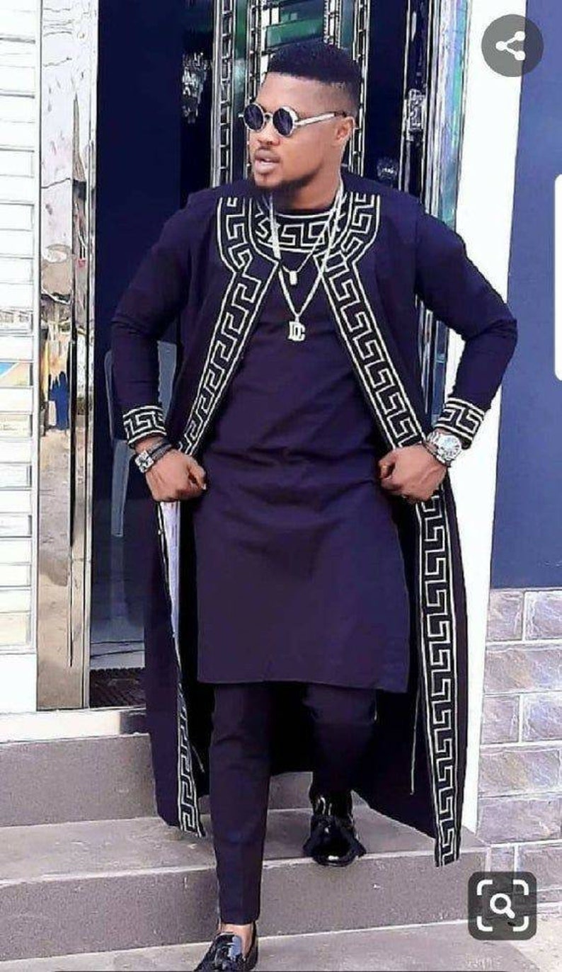 African Men Clothing African Wedding Suit African Groom - Etsy