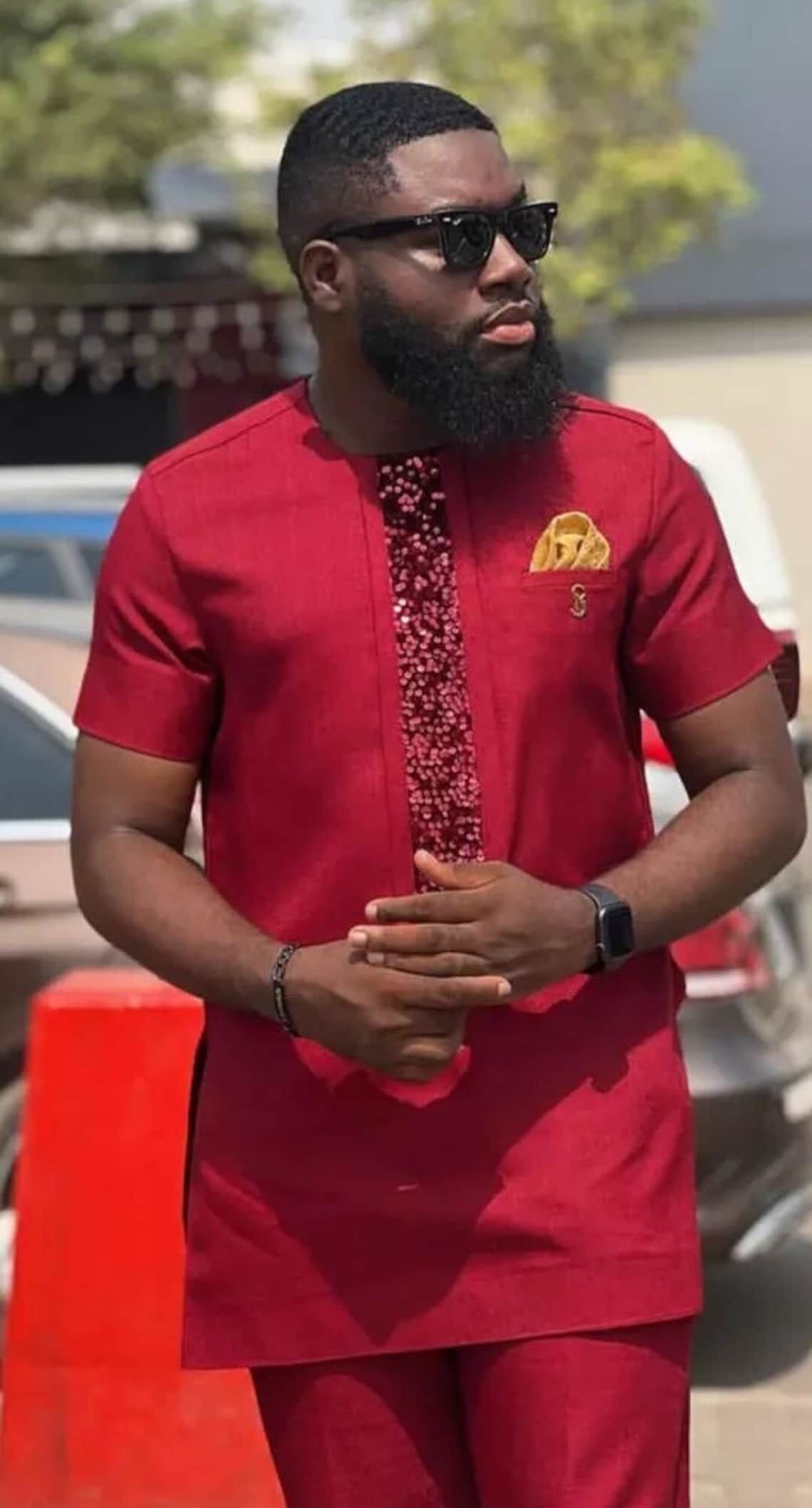 African Men Clothing African Wedding Suit African Groom - Etsy