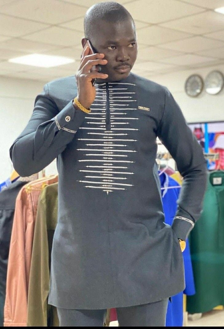 African Men Clothing African Wedding Suit African Groom - Etsy