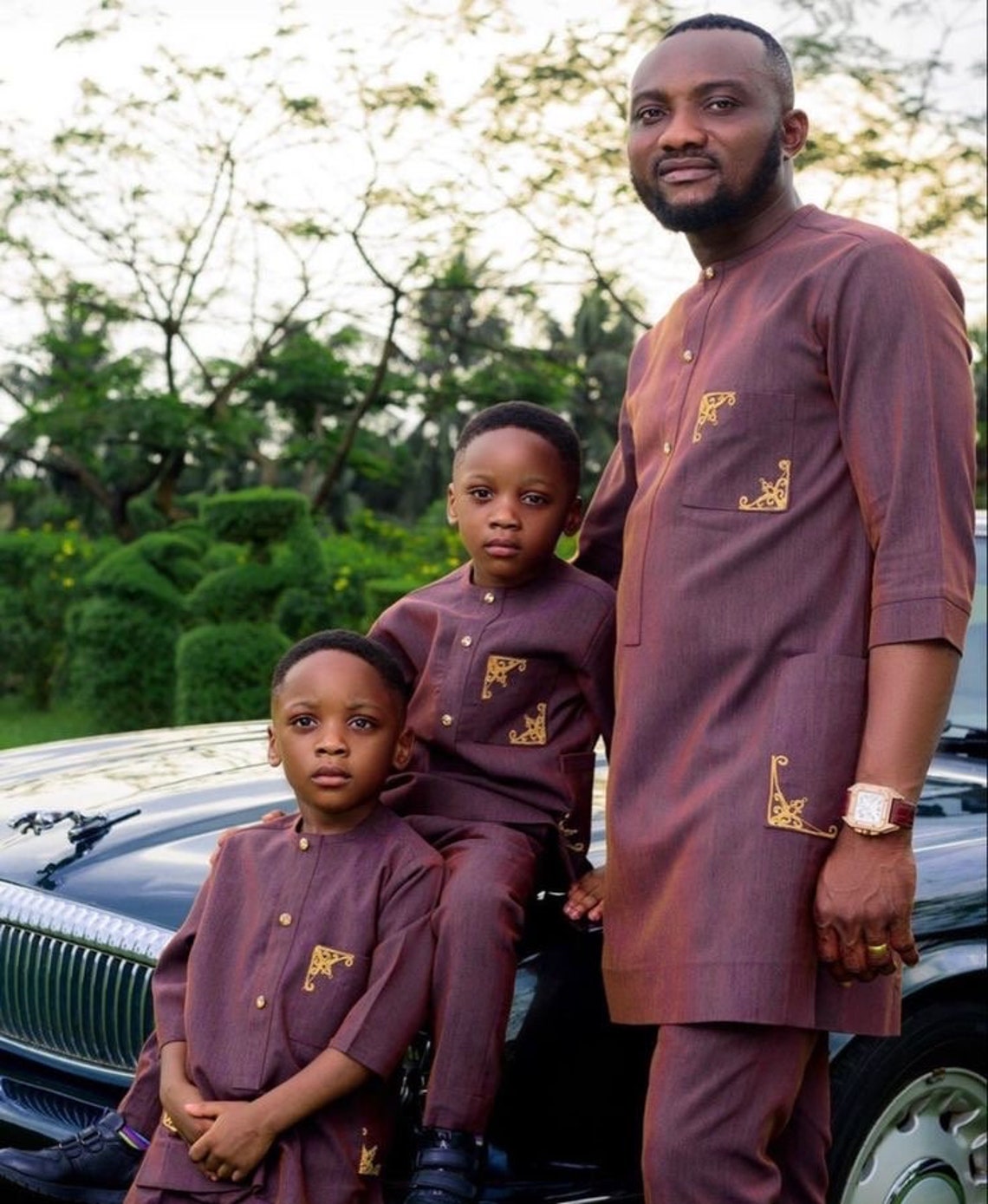 African Family, African Men Clothing, African Wedding Suit, African ...