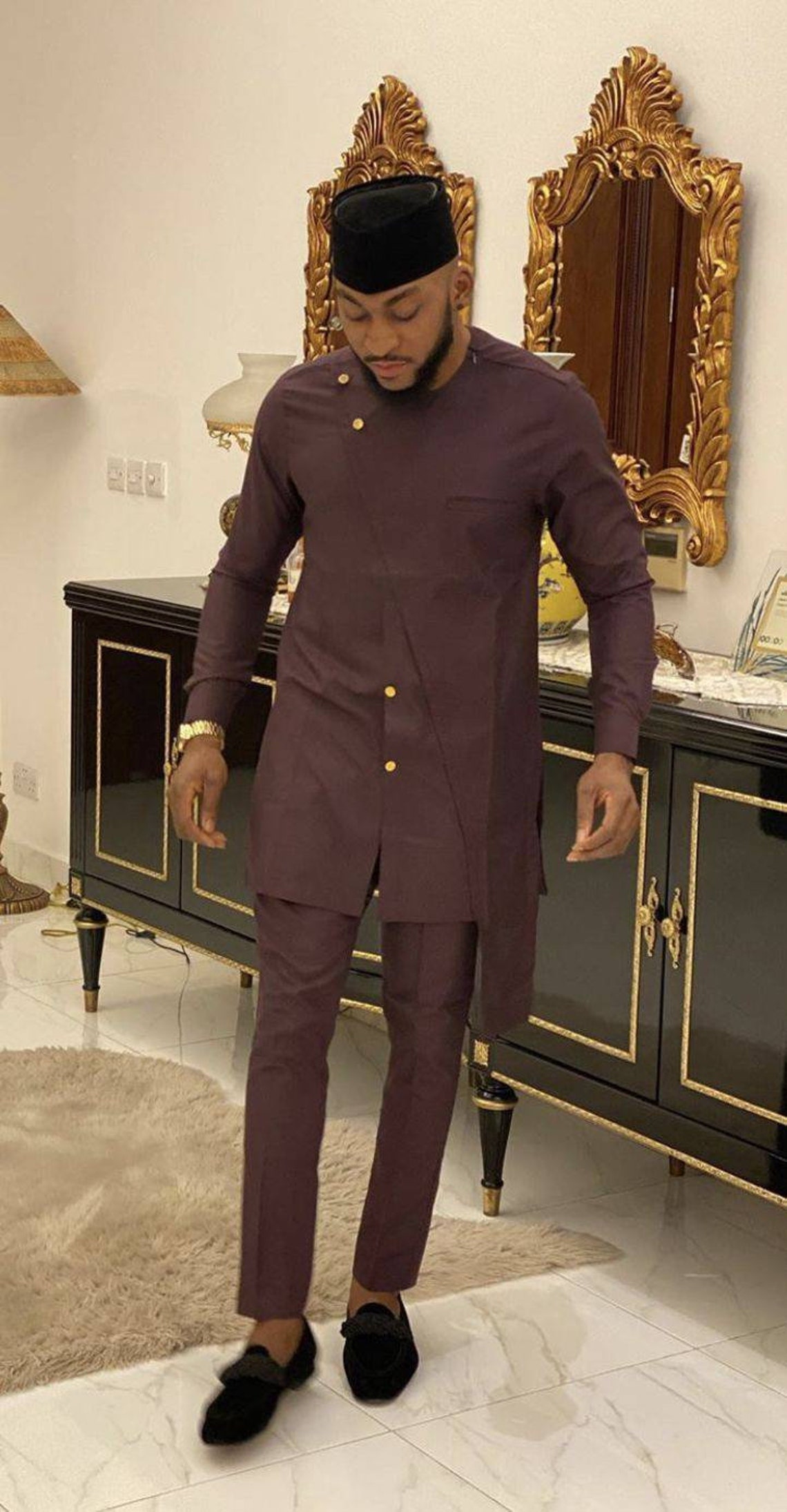 African Men Clothing, African Wedding Suit, African Groom Suit African ...