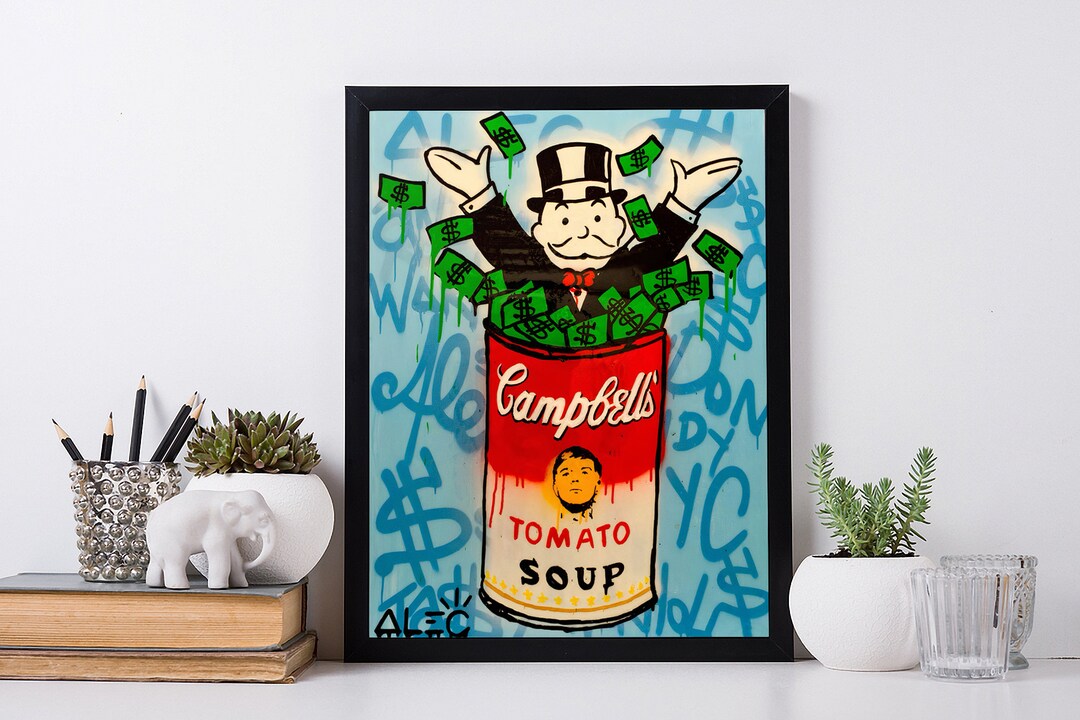 Fashionable Famous Style Print. Painting Illustration Home Wall Art ...