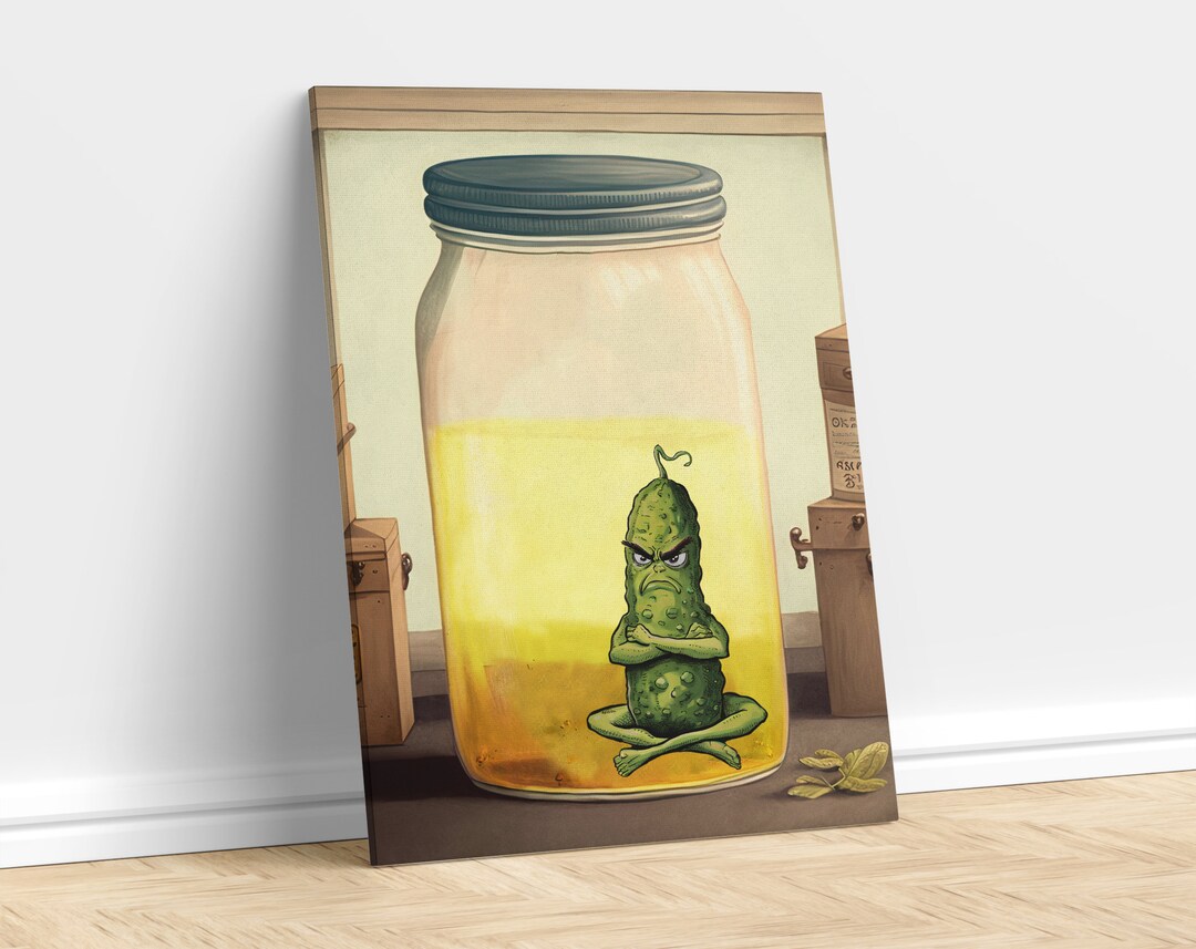 The Last Pickle Poster. Signed Fine Art Print. Vintage Room Print Art ...