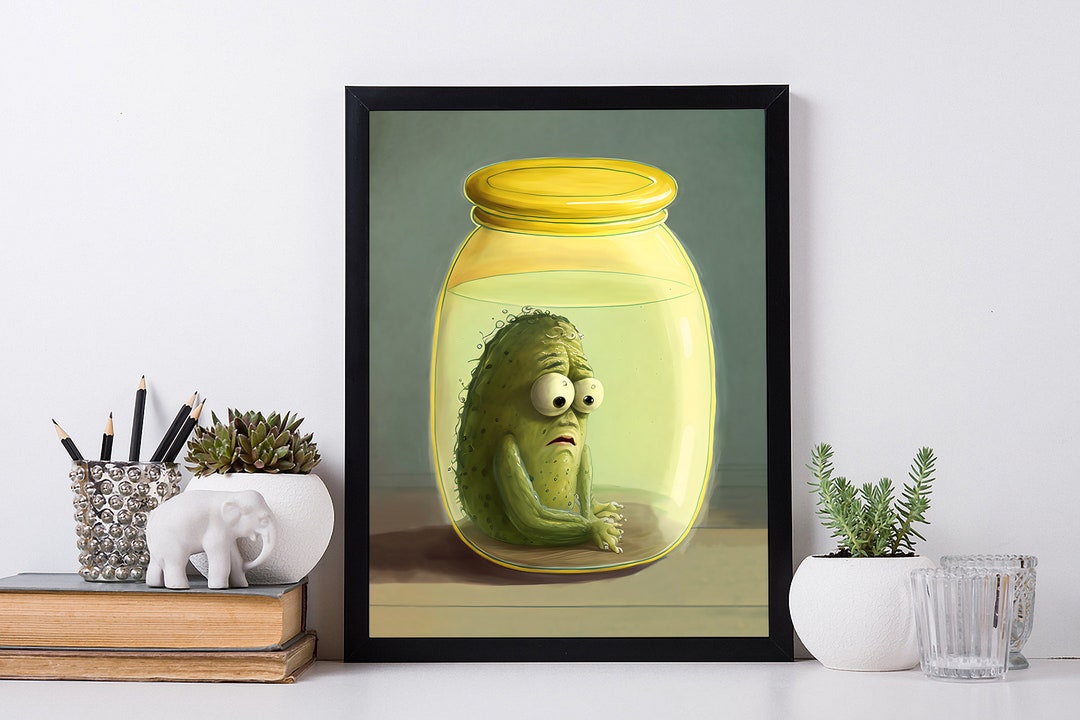 The Last Pickle Poster. Signed Fine Art Print. Room Print Decor. - Etsy
