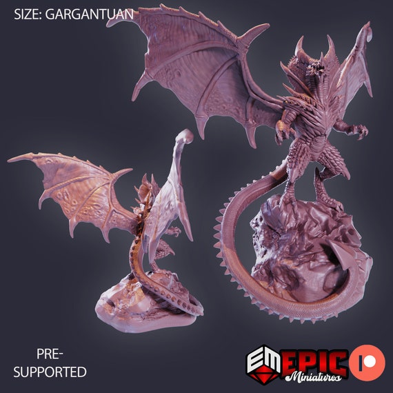 Dungeons & Dragons Cobra Dragon Painted Model Tabletop Archvillain ...