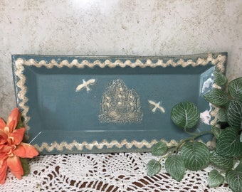 Rectangle Pottery Tray - Etsy