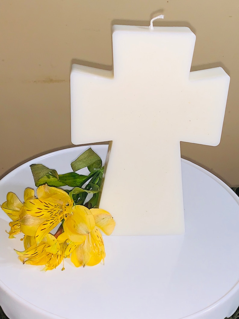 Cross Candle/centerpiece/baptism/first Communion - Etsy