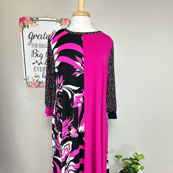 Modest Pink Dress - Etsy