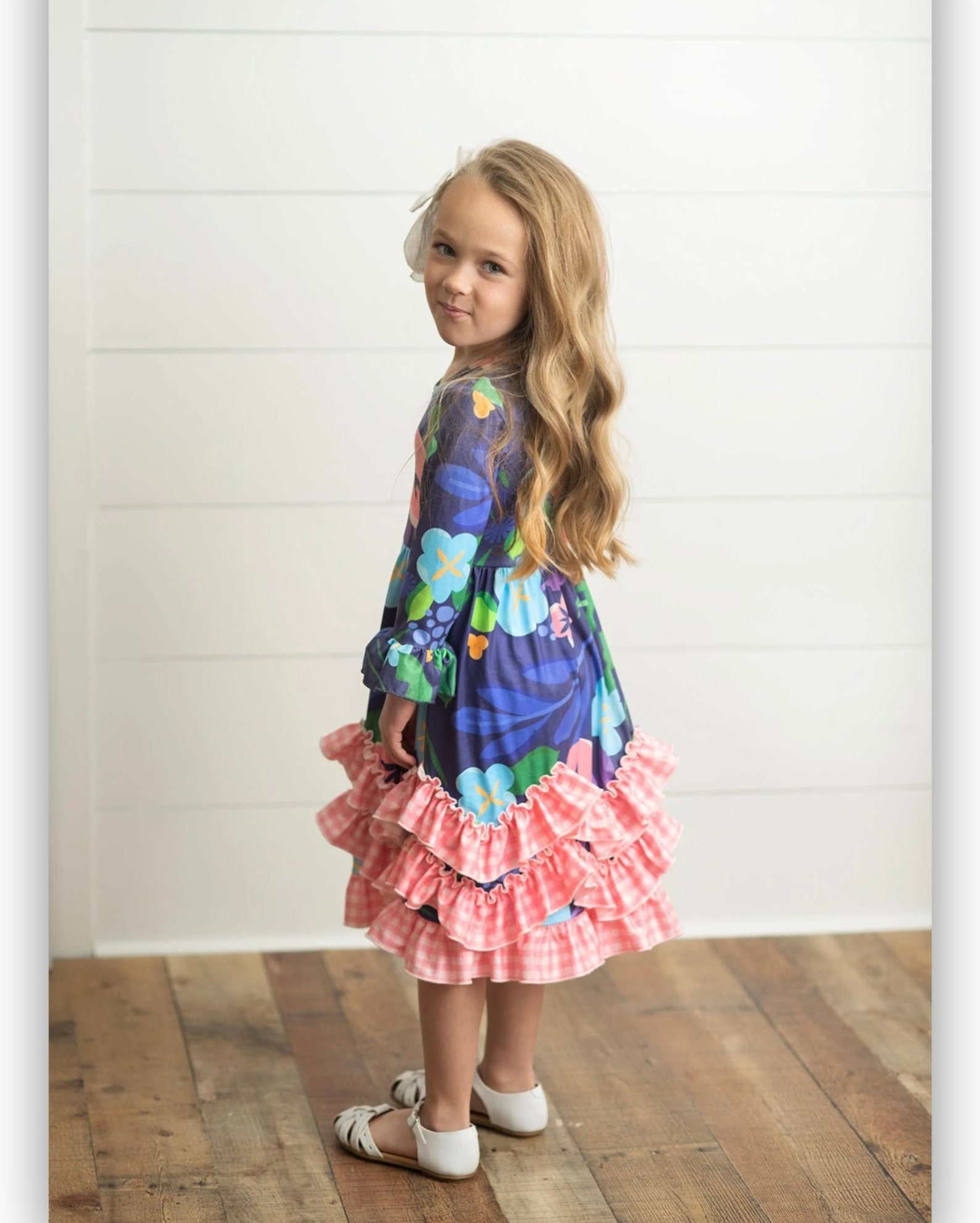 Girl's Maxi Dress Girls Long Dress Long Modest Girls Ruffled Dress - Etsy