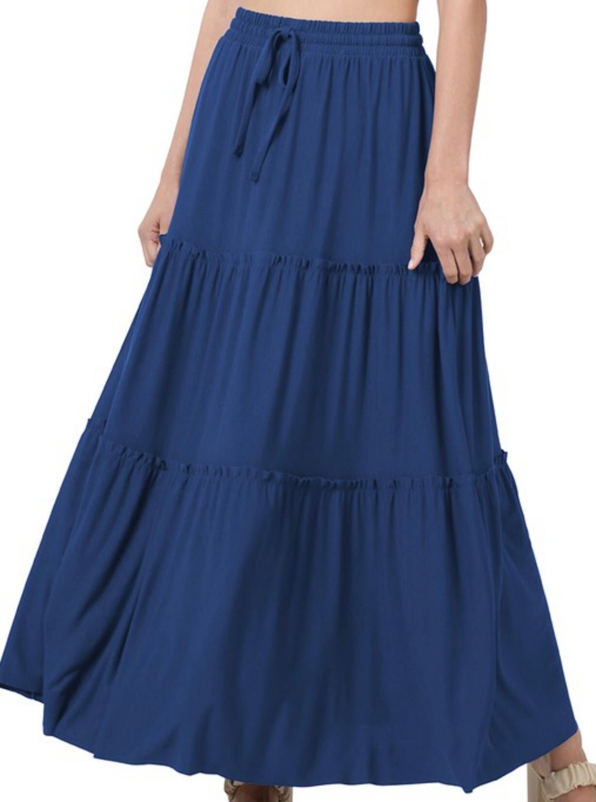 Layal Long Skirt Long Tiered Modest Skirt Bohemian Skirt Maxi Skirt ...