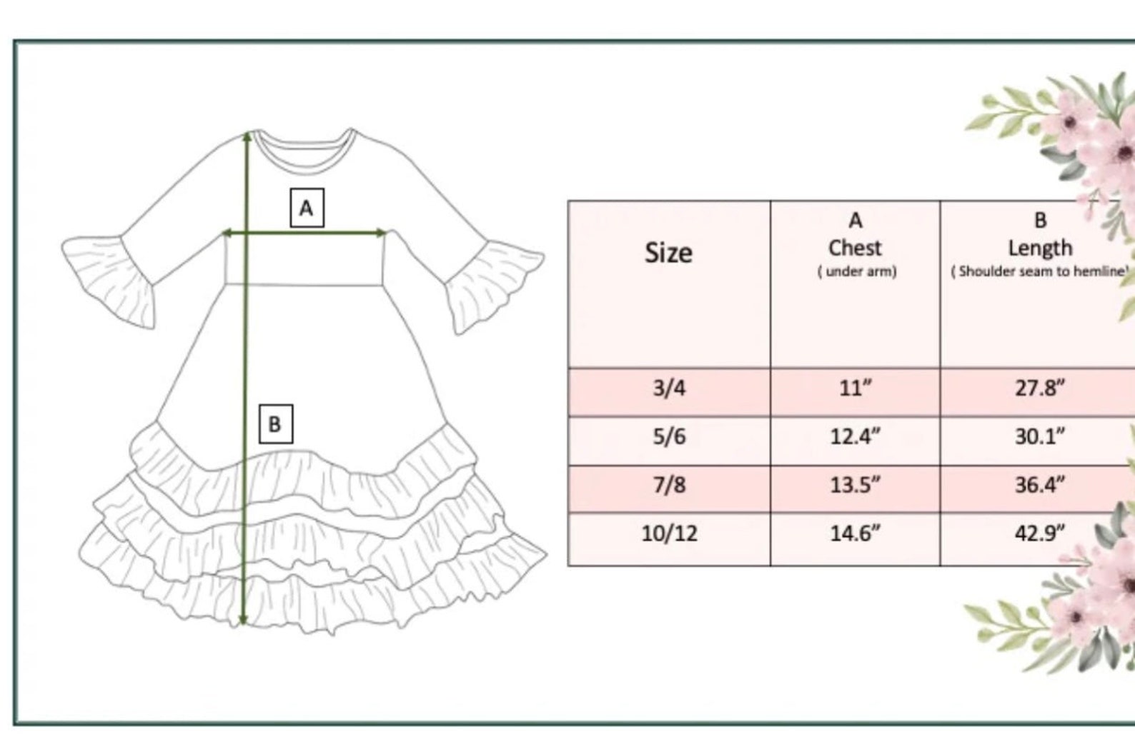 Girl's Maxi Dress Girls Long Dress Long Modest Girls Ruffled Dress - Etsy