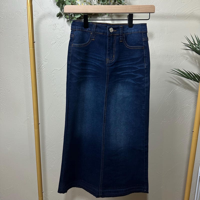 Womens Maxi Skirts Denim - Etsy