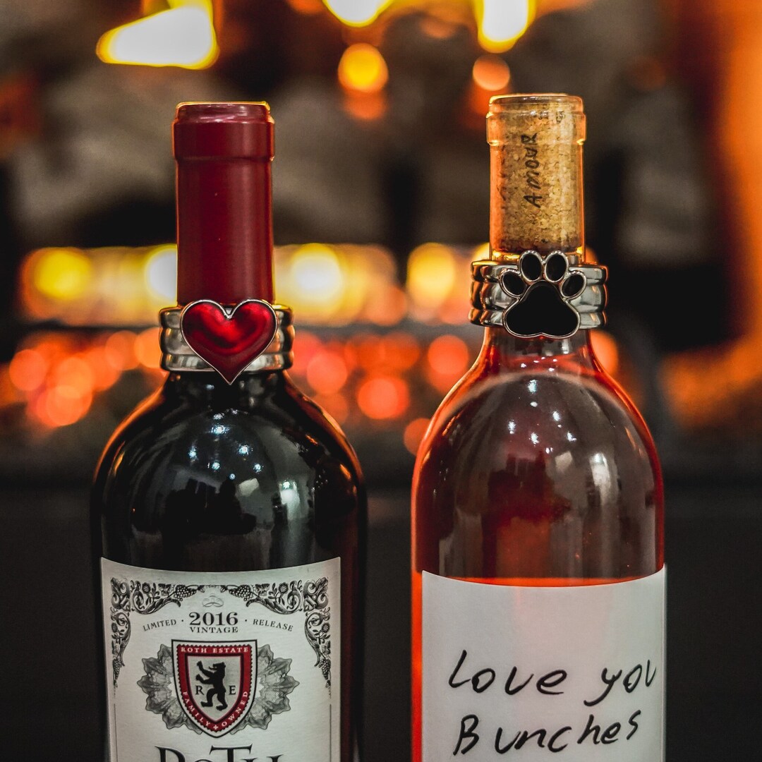 Decorative Wine Drip Collars | the Perfect Gift for Wine Lovers ...