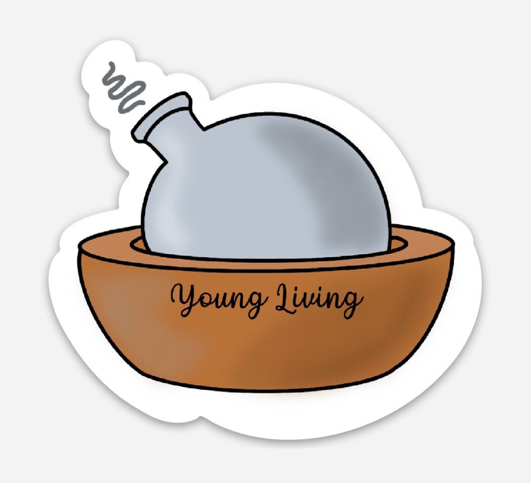 ESSENTIAL OIL STICKER / Diffuser Sticker / Young Living / - Etsy